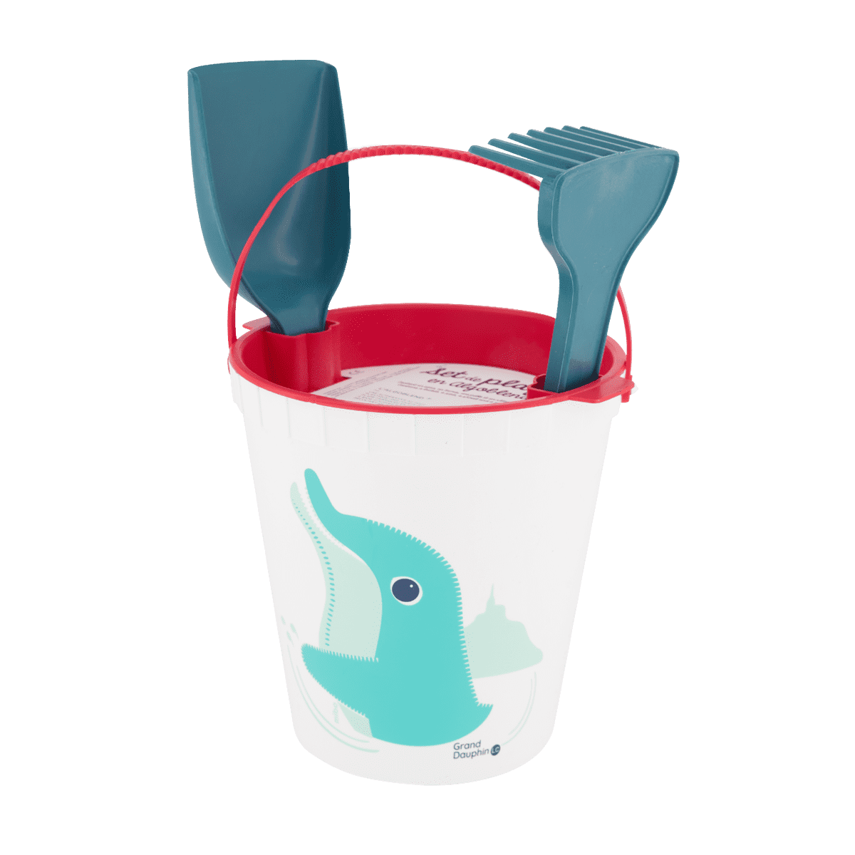 Kit de plage Coq en pâte dauphin - Ma-calinerie